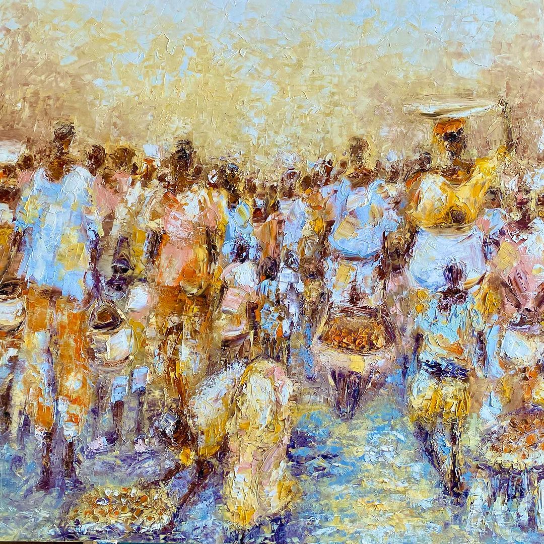 Retour sur notre Coup de cœur avec l’Artiste peintre sénégalais Ibou Diagne – ASAKAN