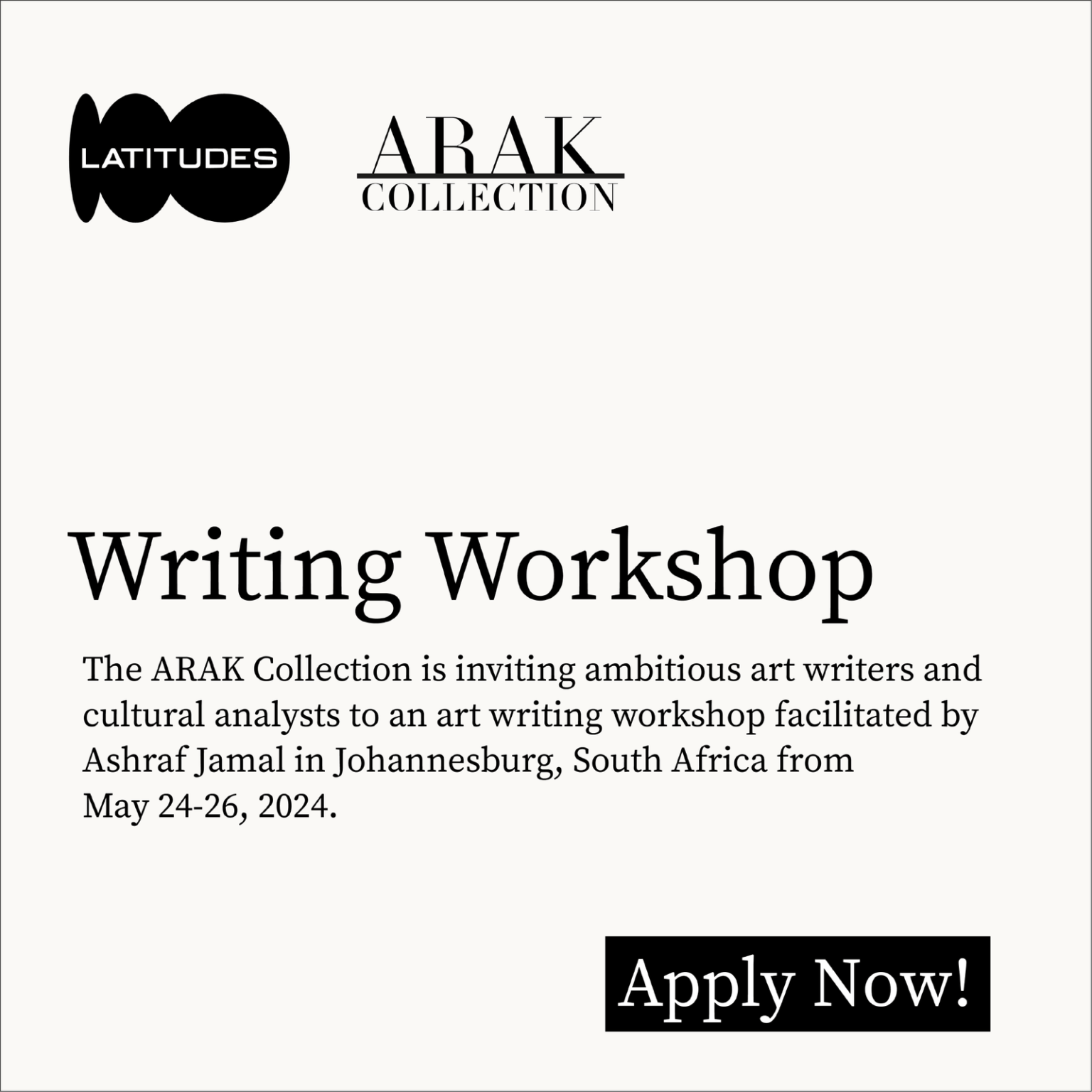 Appel à candidatures pour un Atelier d’écriture artistique critique à ...